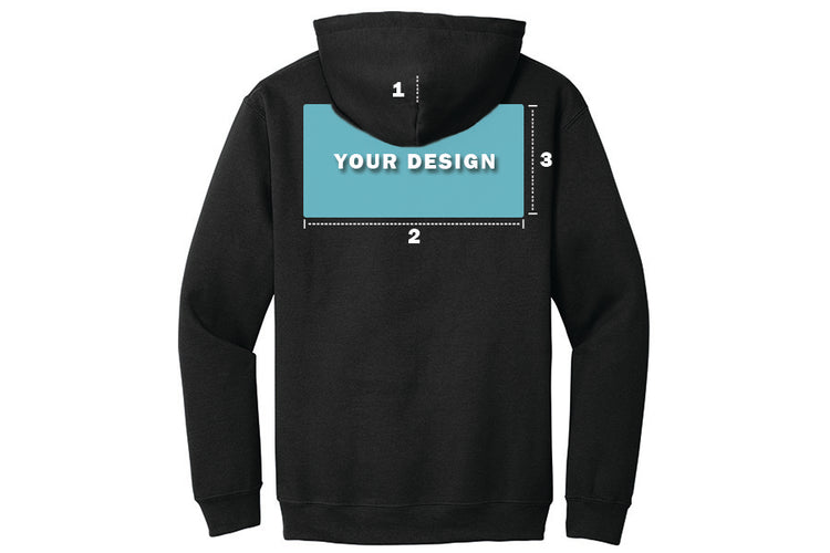 DTF TRANSFER HOODIE SIZE & PLACEMENT GUIDE – DTFFARM.com